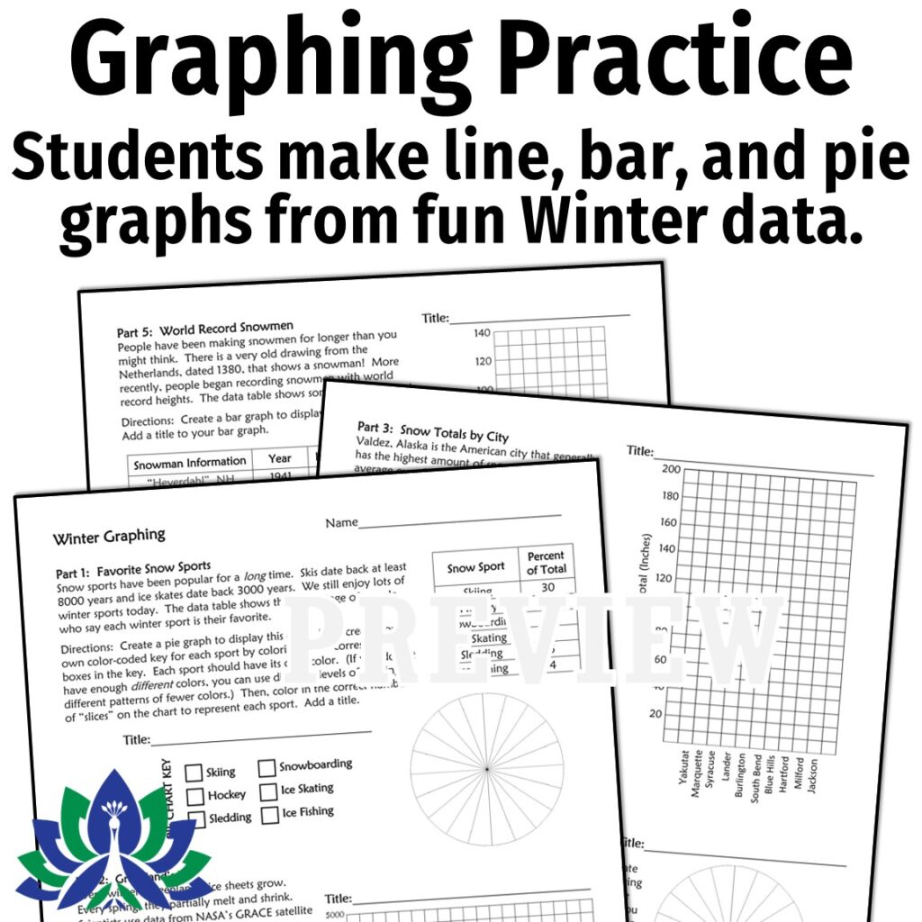 Christmas Graphing Practice - Flying Colors Science
