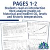 Climate Change Graphs Worksheet - Flying Colors Science