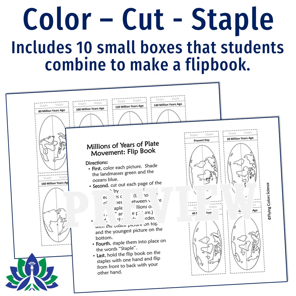 Plate Movement and Continental Drift Activity - Flying Colors Science