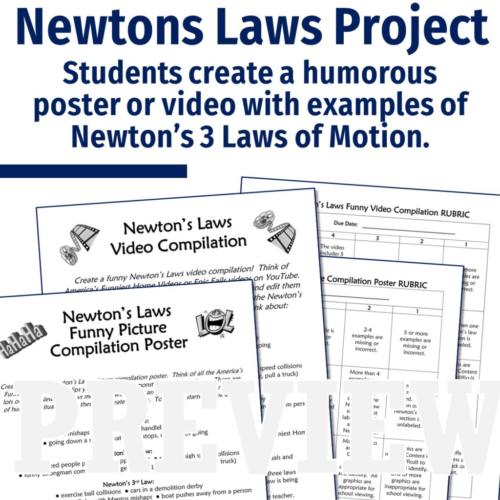 Newton's Laws of Motion Unit - Flying Colors Science
