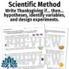 Set of 4 Thanksgiving Science Activities - Flying Colors Science