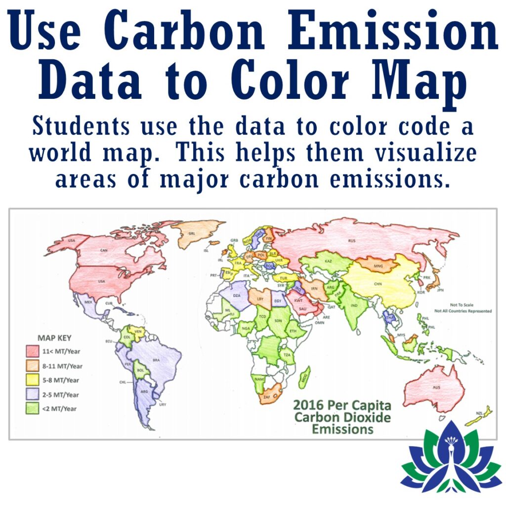 Climate Change Activity: Mapping Carbon Emissions - Flying Colors Science
