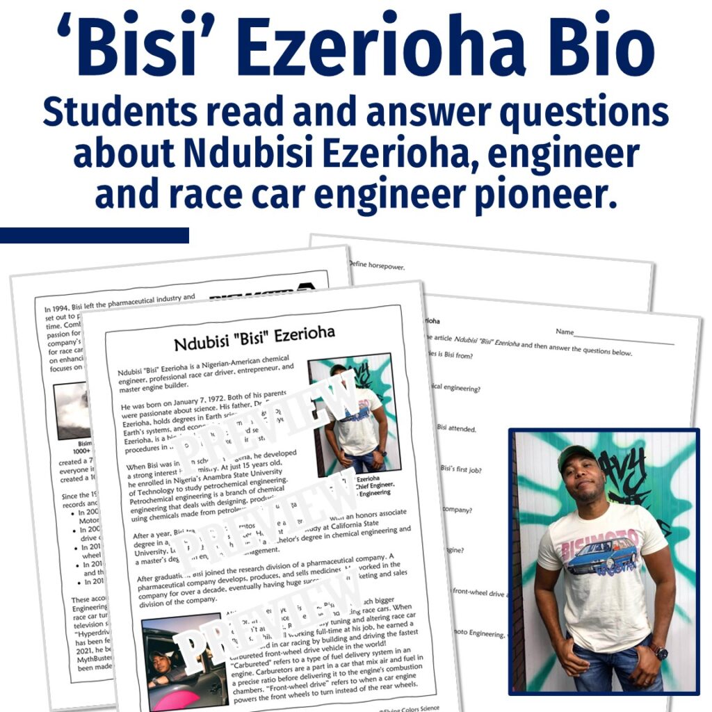 Black Scientist Activity BUNDLE - Flying Colors Science