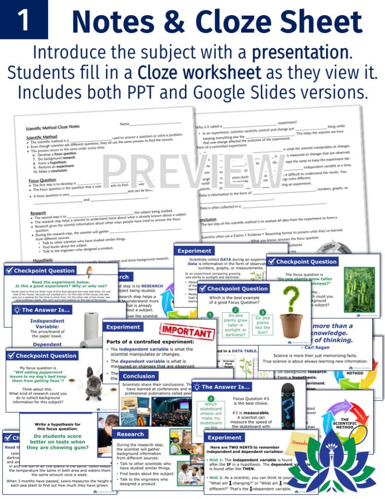 Scientific Method UNIT - Flying Colors Science