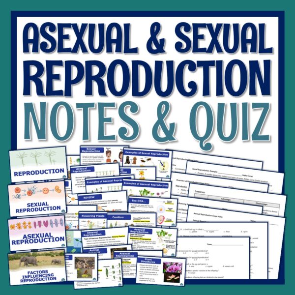 Asexual and Sexual Reproduction Notes and Quiz - Flying Colors Science