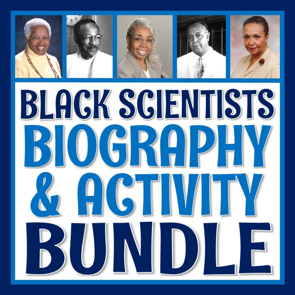 Black Scientist Activity BUNDLE - Flying Colors Science