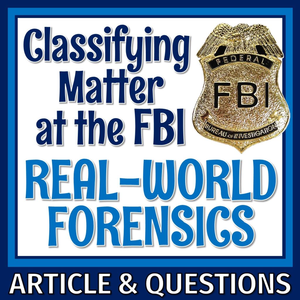 Classification of Matter Reading: Mixtures in Forensic Science - Flying ...