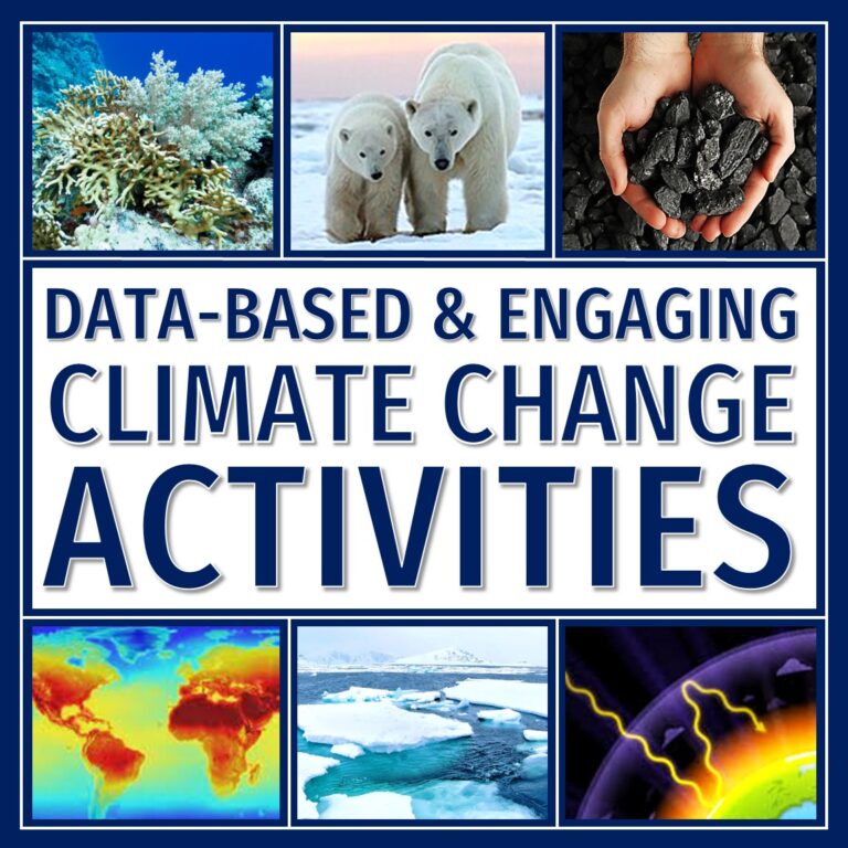 Set of 5 Climate Change Activities - Flying Colors Science