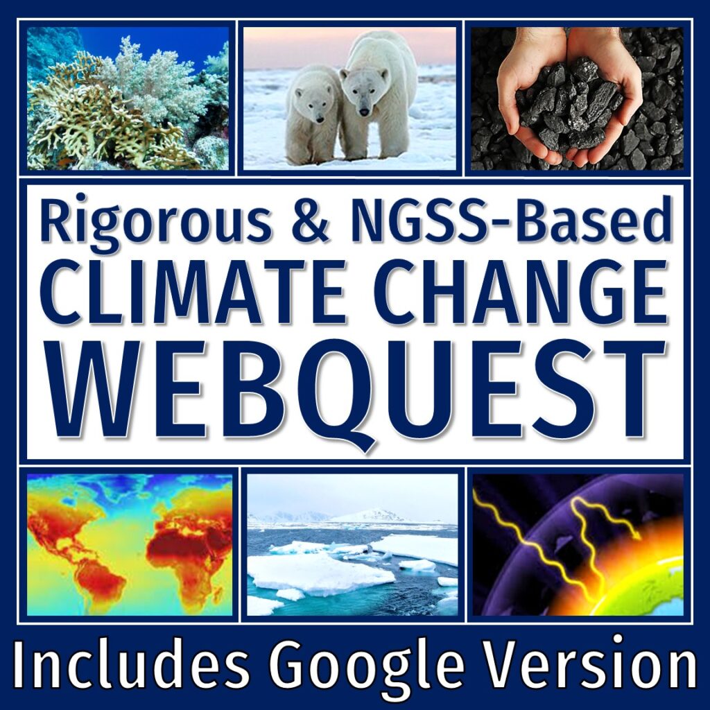 Climate Change Webquest - Flying Colors Science
