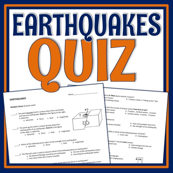 Earthquakes Quiz - Flying Colors Science
