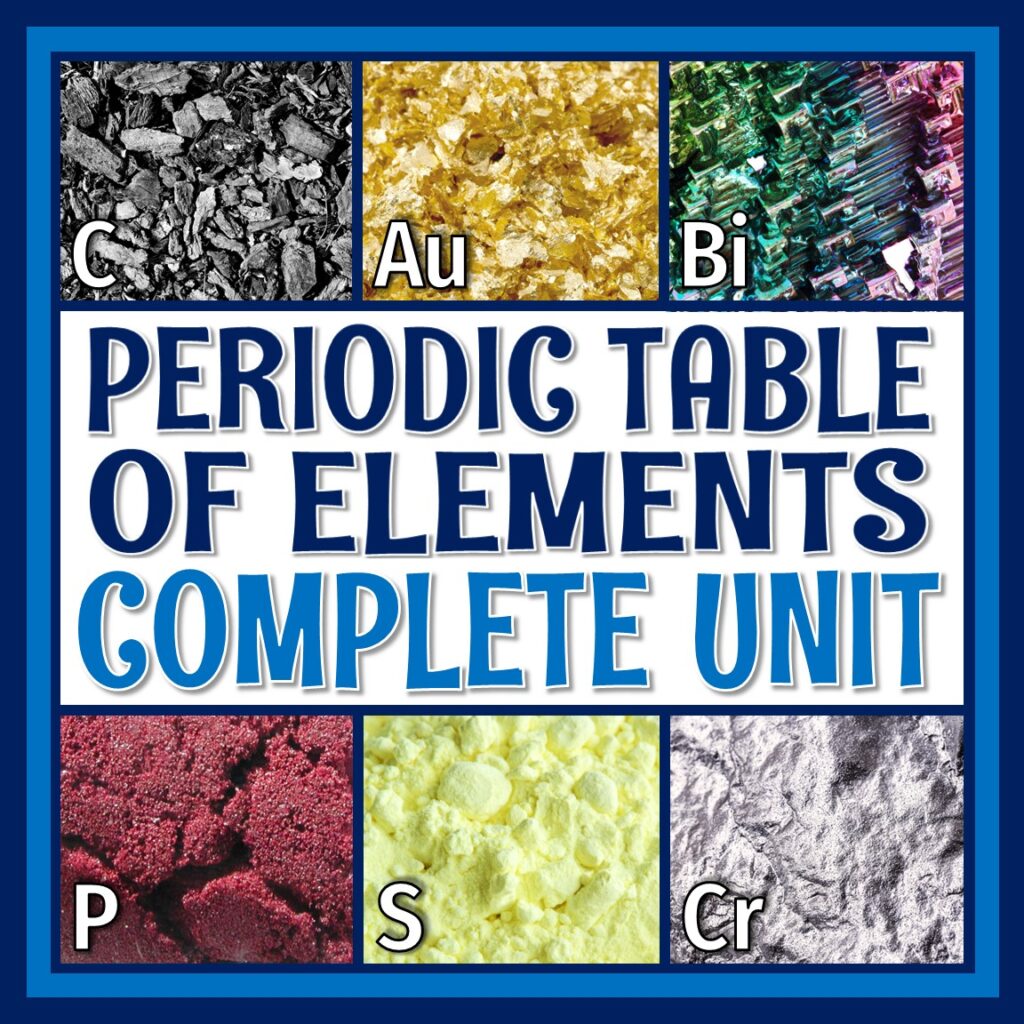 Atoms, Elements, and the Periodic Table Unit - Flying Colors Science