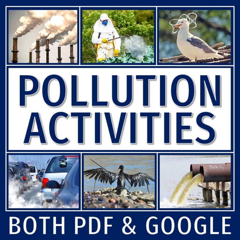 Pollution Activities BUNDLE - Flying Colors Science