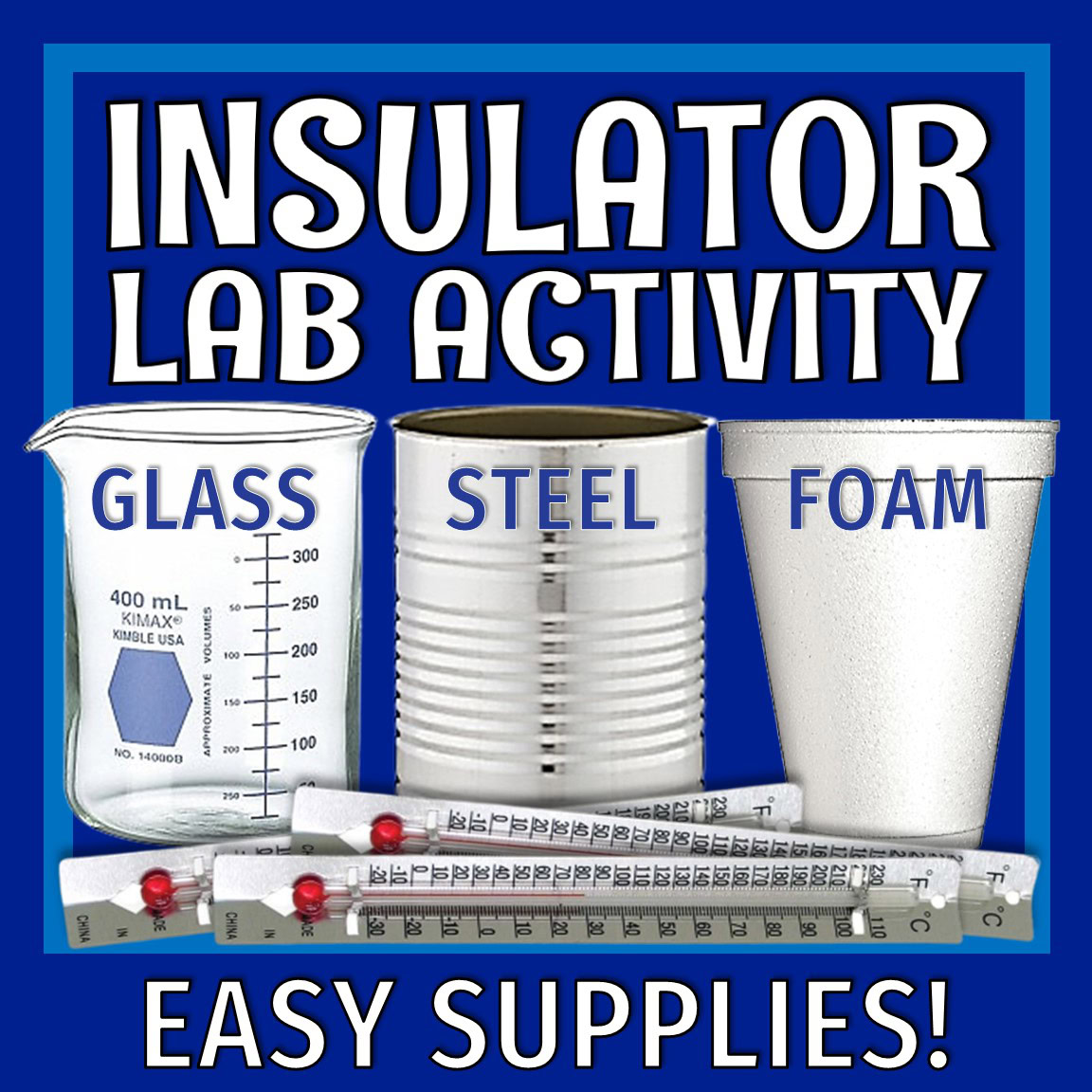 Thermal Energy Lab for NGSS MS-PS3-3 - Flying Colors Science
