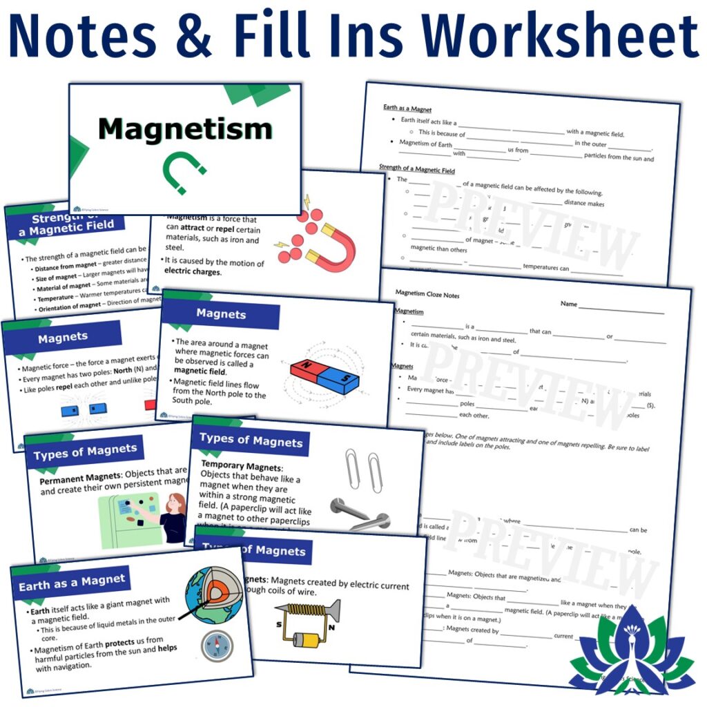 Magnets and Magnetism Quiz and Notes - Flying Colors Science
