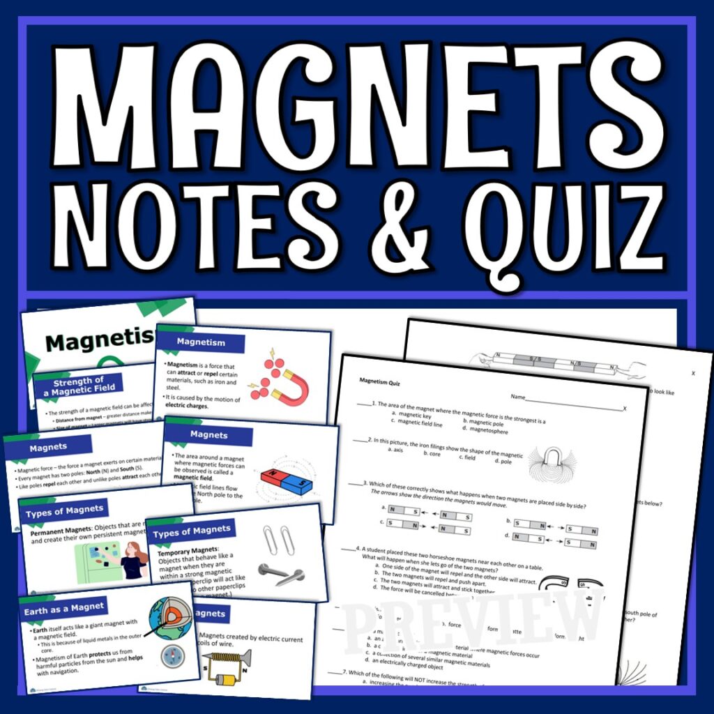 Magnets and Magnetism Quiz and Notes - Flying Colors Science