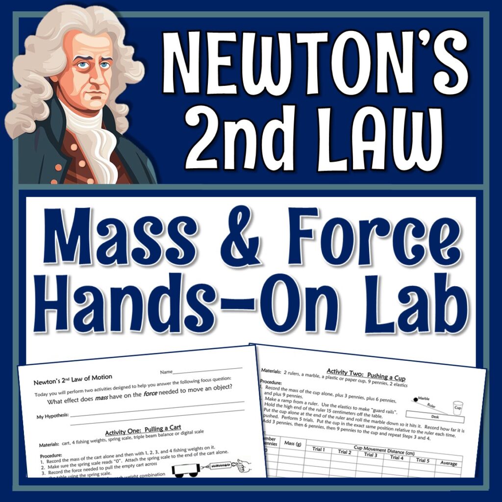 Newton's Second Law Activity: Hands-On Lab - Flying Colors Science