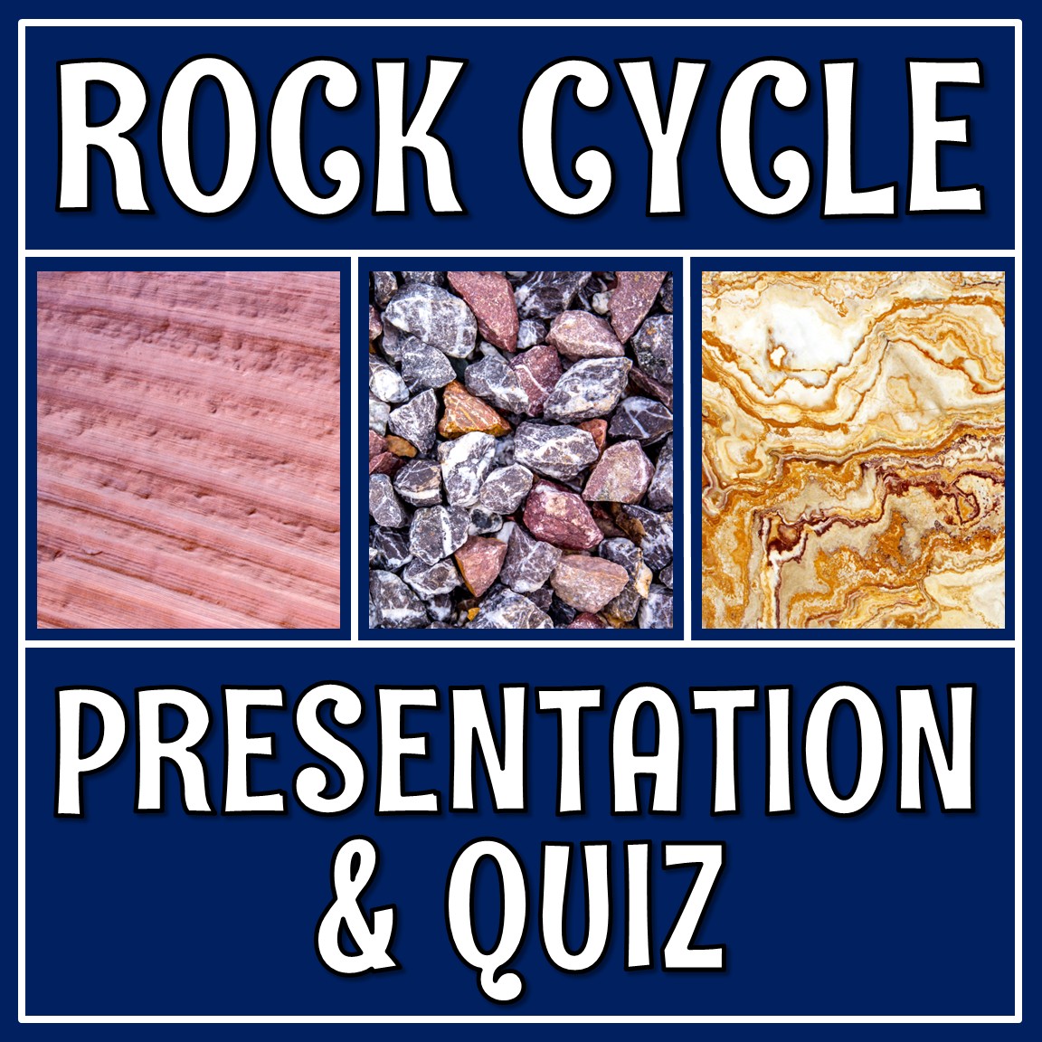 Rock Cycle Notes and Quiz - Flying Colors Science