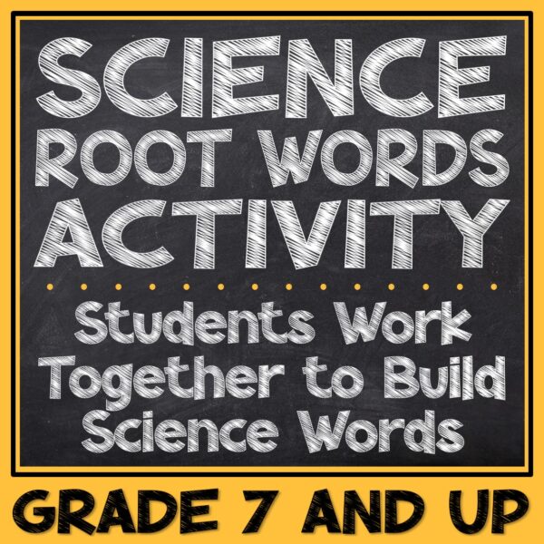 Science Root Words Activity - Flying Colors Science