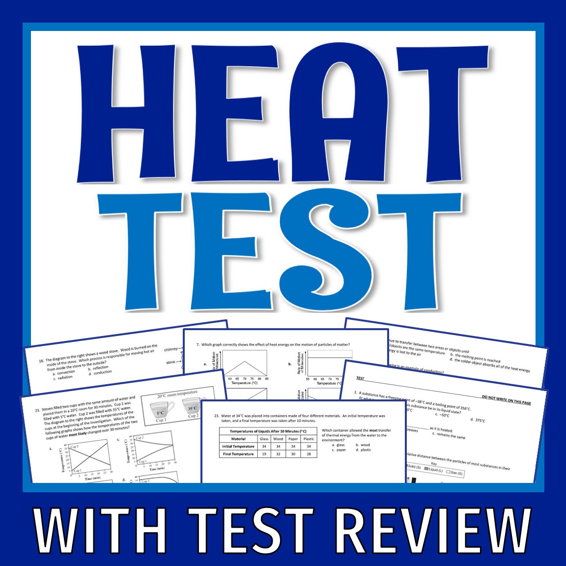 Thermal Energy Heat Test - Flying Colors Science