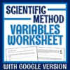Identifying Variables Worksheet - Flying Colors Science