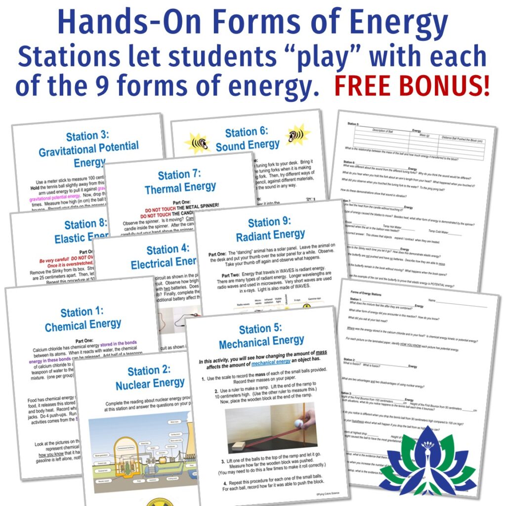 Middle School Energy Unit - Flying Colors Science