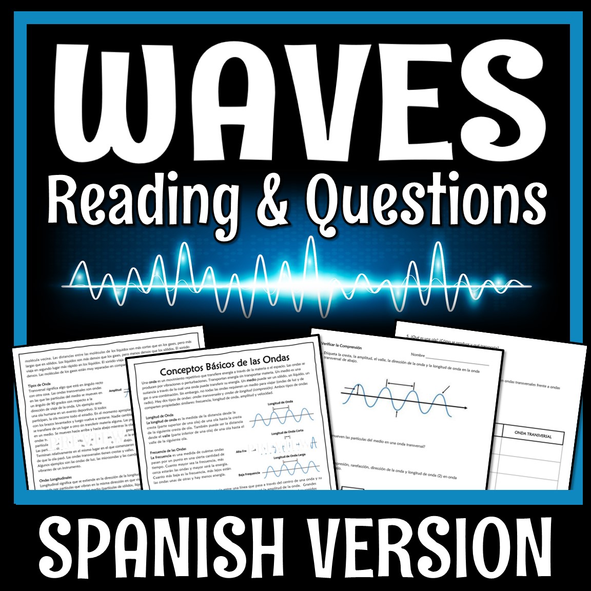 Waves Reading IN SPANISH - Flying Colors Science