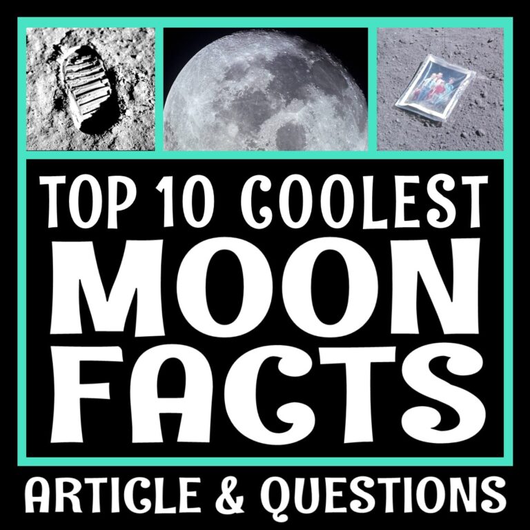Top 10 Coolest Facts about the Moon Sub Plan - Flying Colors Science