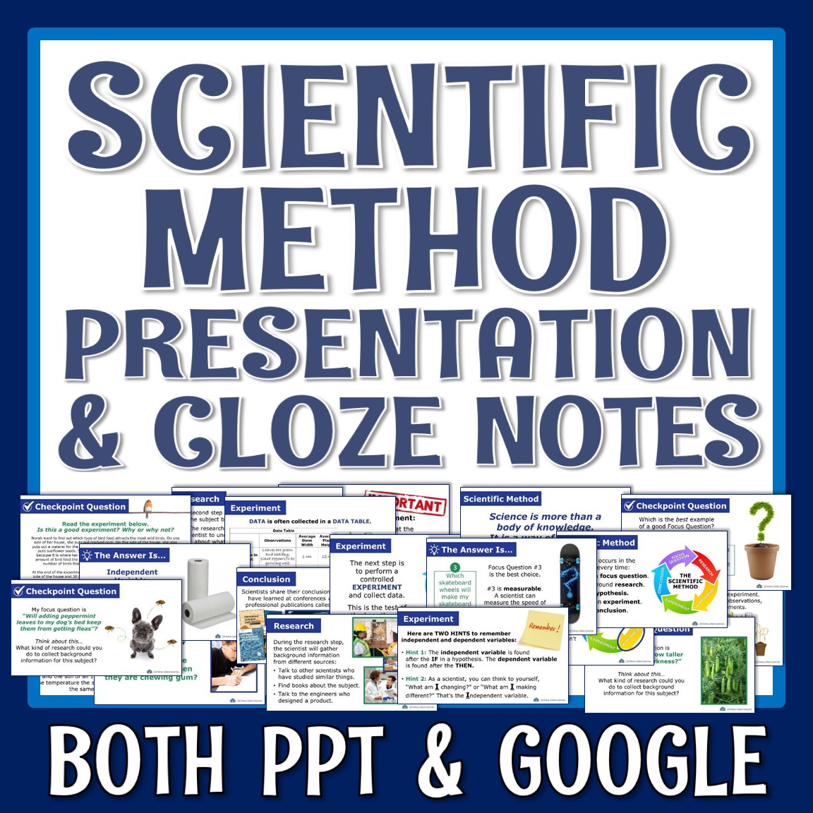 Scientific Method Notes Presentation - Flying Colors Science