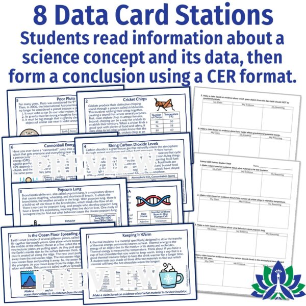 Science Claims Evidence and Reasoning Worksheet - Flying Colors Science