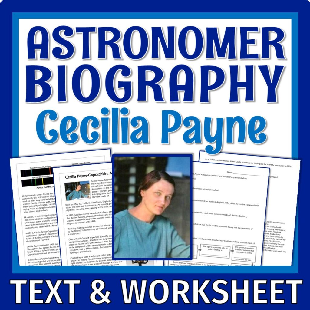 Famous Astronomer Biography: Cecilia Payne - Flying Colors Science