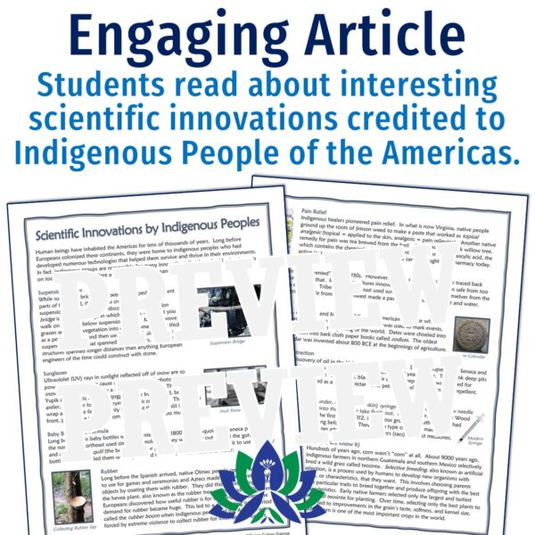 Native American Scientists Lessons - Flying Colors Science