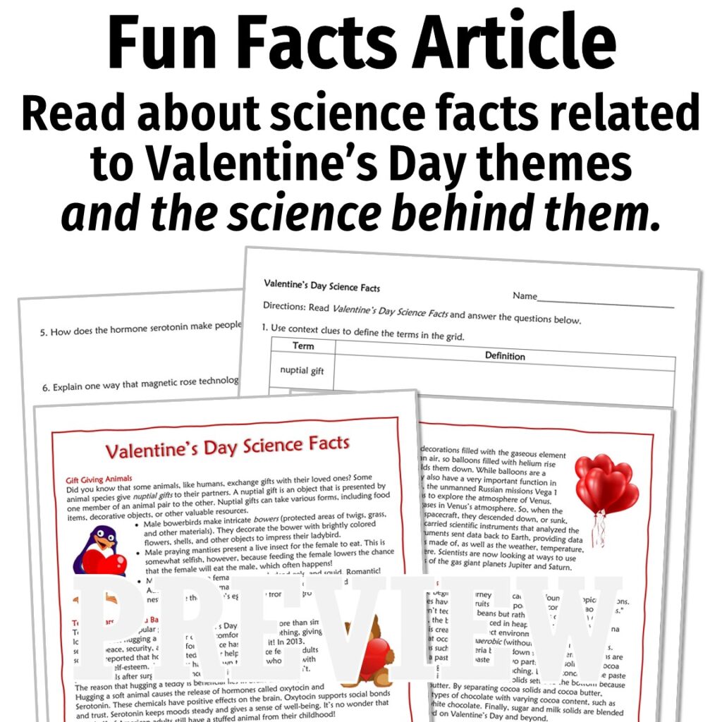 Valentine's Day Science Activities - Flying Colors Science