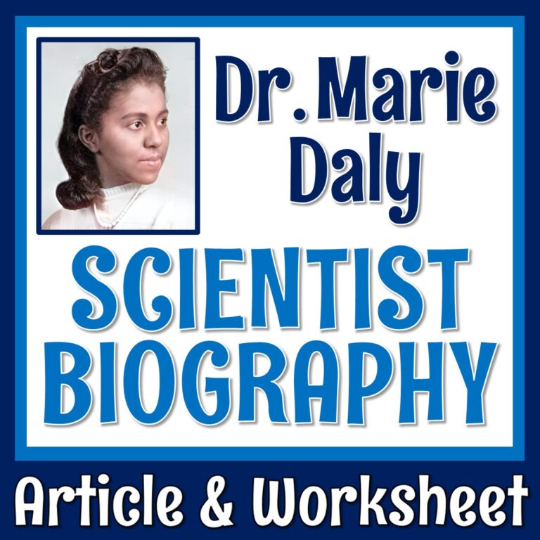 Black Scientist Biography Reading: Dr. Marie Daly - Flying Colors Science