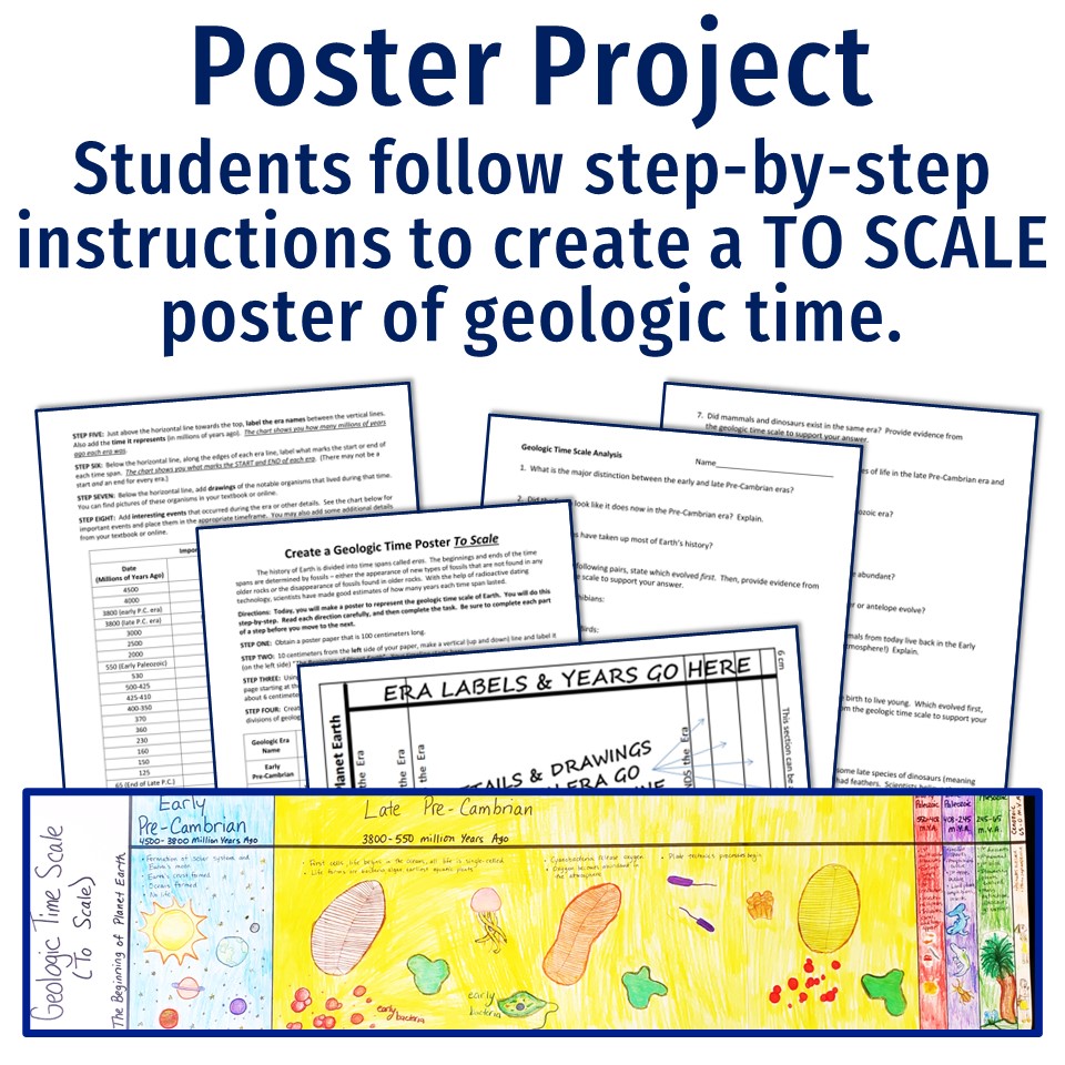 Geologic Time Activity Bundle - Flying Colors Science