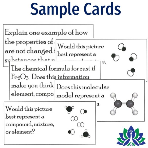 Classification of Matter Review Cards - Flying Colors Science