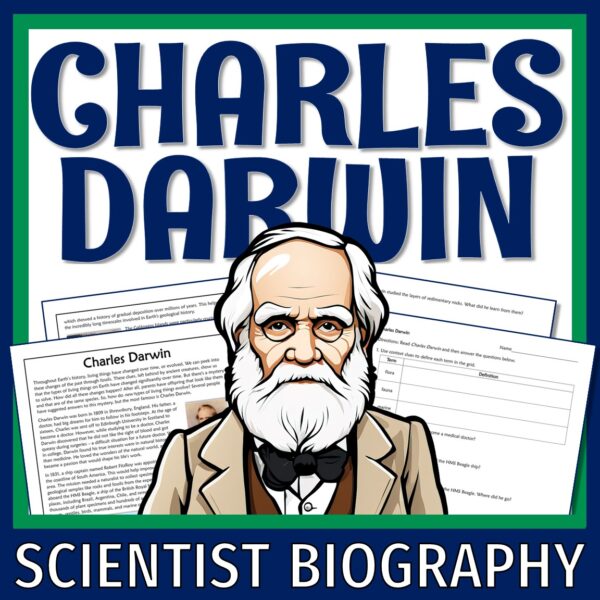 Charles Darwin Biography with Questions - Flying Colors Science