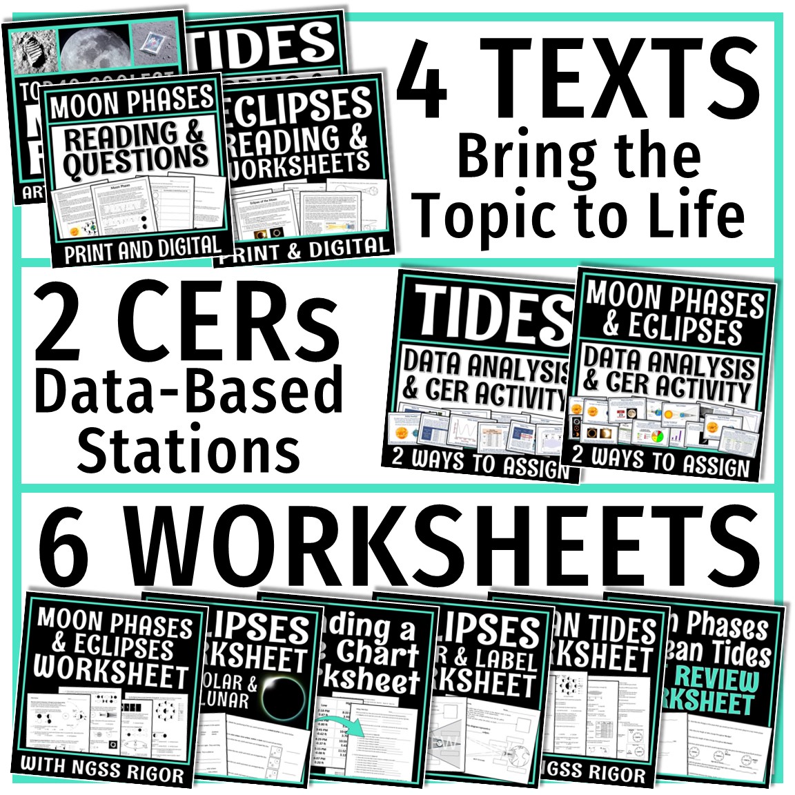 Moon Phases and Tides Unit - Flying Colors Science