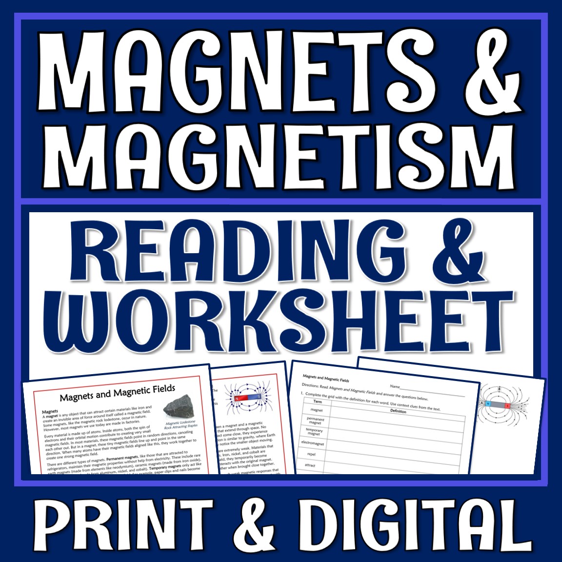 Magnets and Magnetic Force Reading - Flying Colors Science