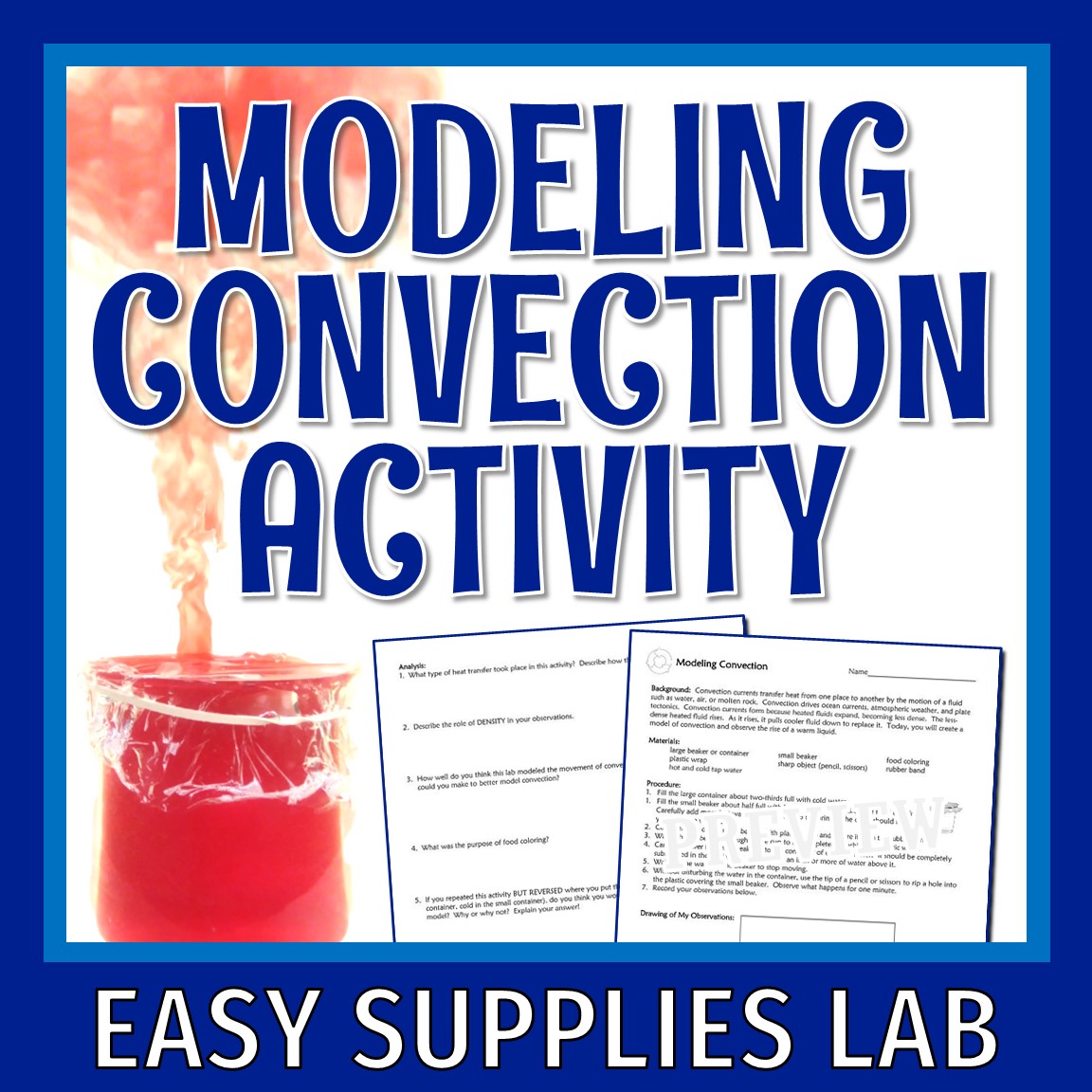 Convection Model Activity - Flying Colors Science