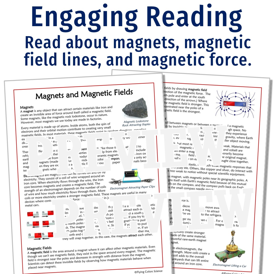 Magnets and Magnetic Force Reading - Flying Colors Science