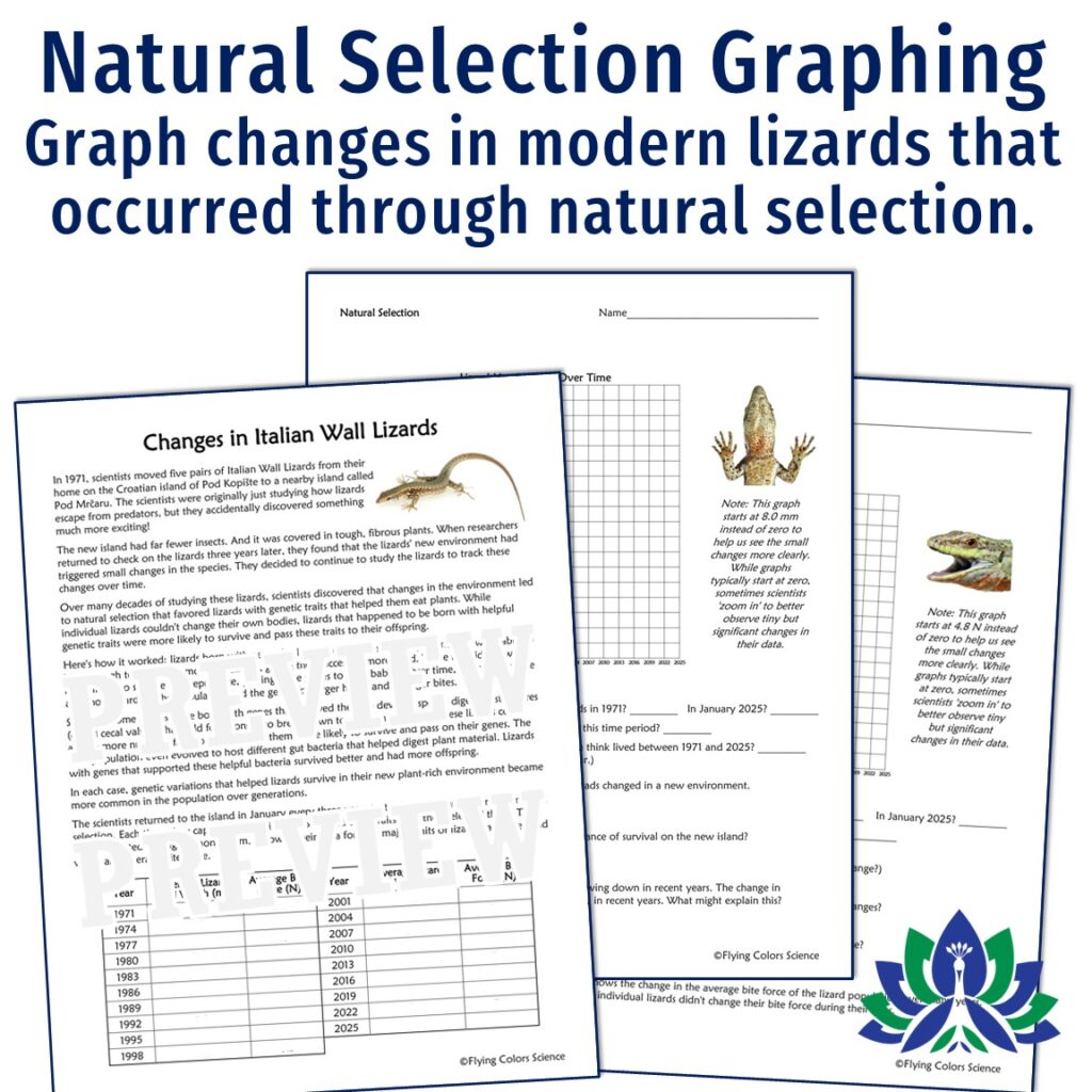 Artificial and Natural Selection Unit - Flying Colors Science