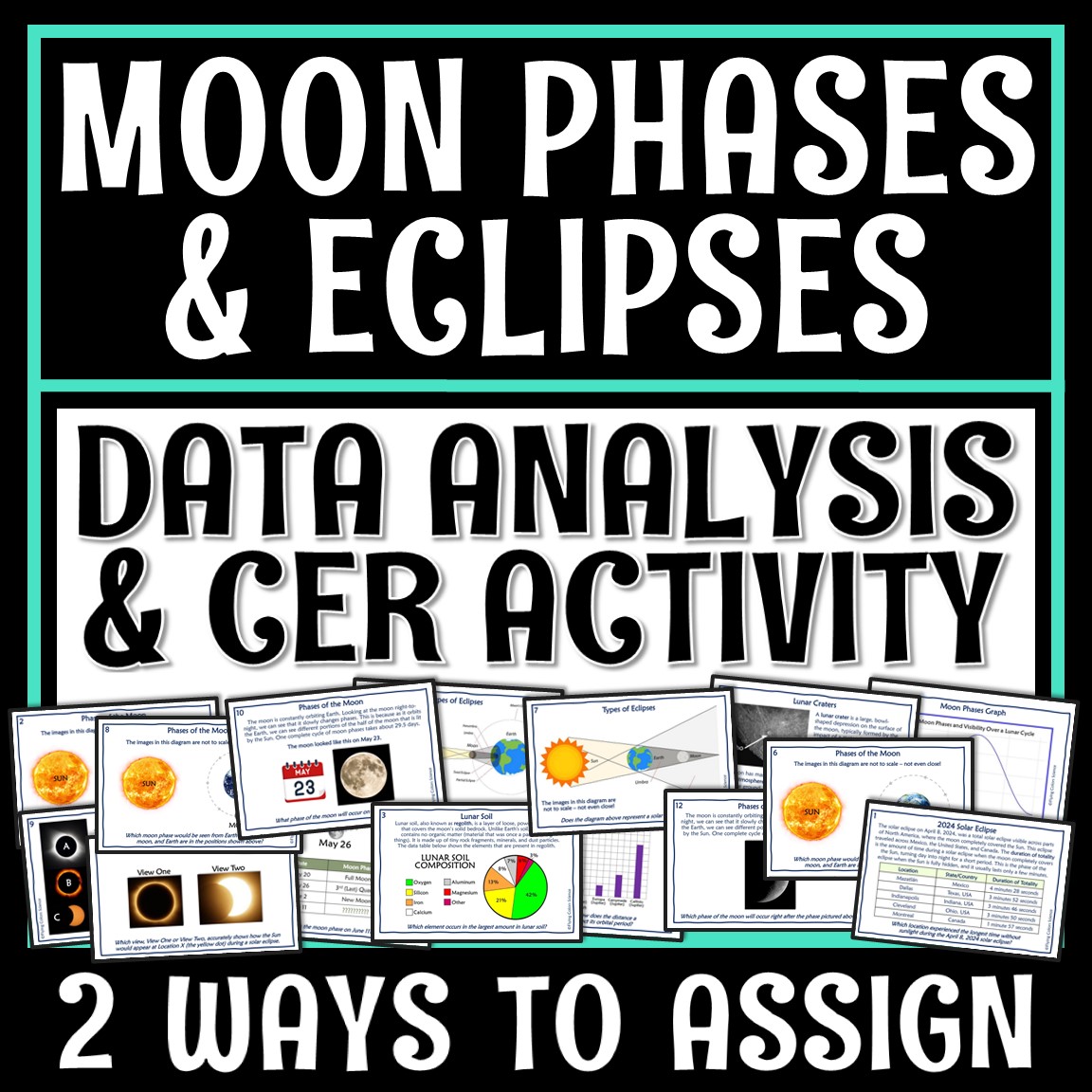 Best Moon Phases Demo for Middle School - Flying Colors Science