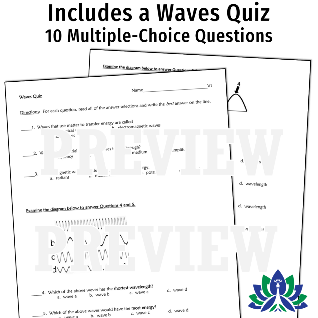 Properties of Waves Lesson Bundle - Flying Colors Science