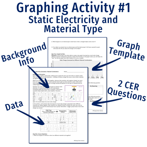 Graphing Static Electricity Activity - Flying Colors Science
