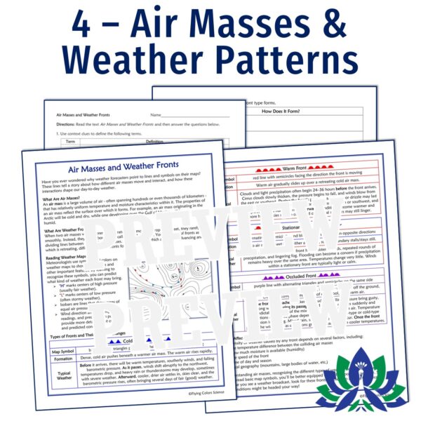Set of 4 Weather Readings for Middle School - Flying Colors Science