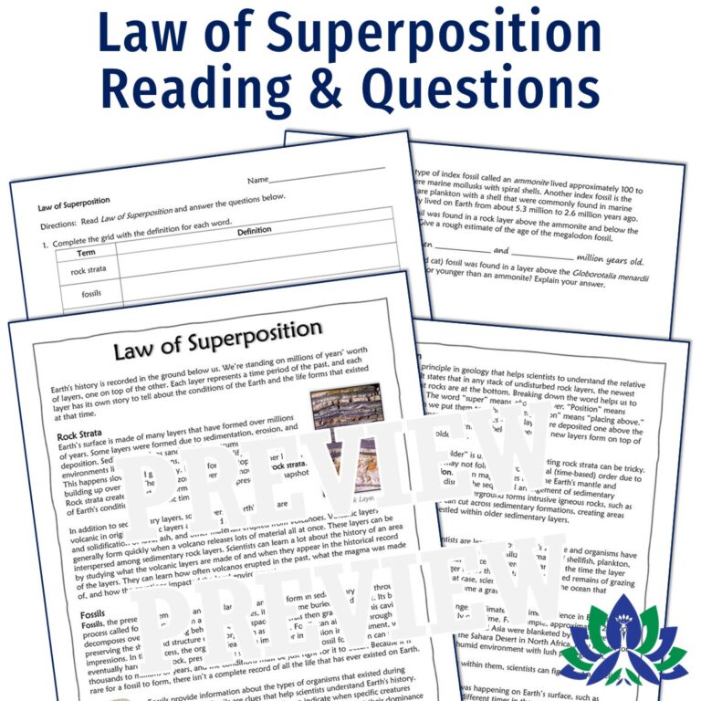 Fossils and Geologic Time Unit - Flying Colors Science