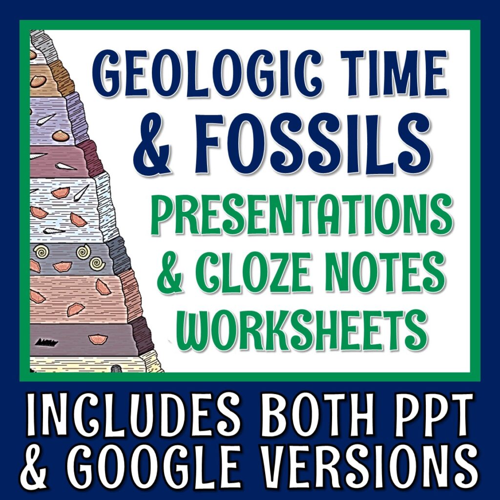 Fossils and Geologic Time Notes - Flying Colors Science