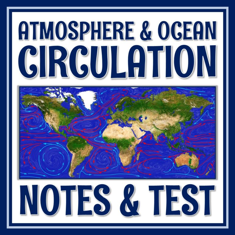 Atmospheric and Oceanic Circulation Notes and Test - Flying Colors Science