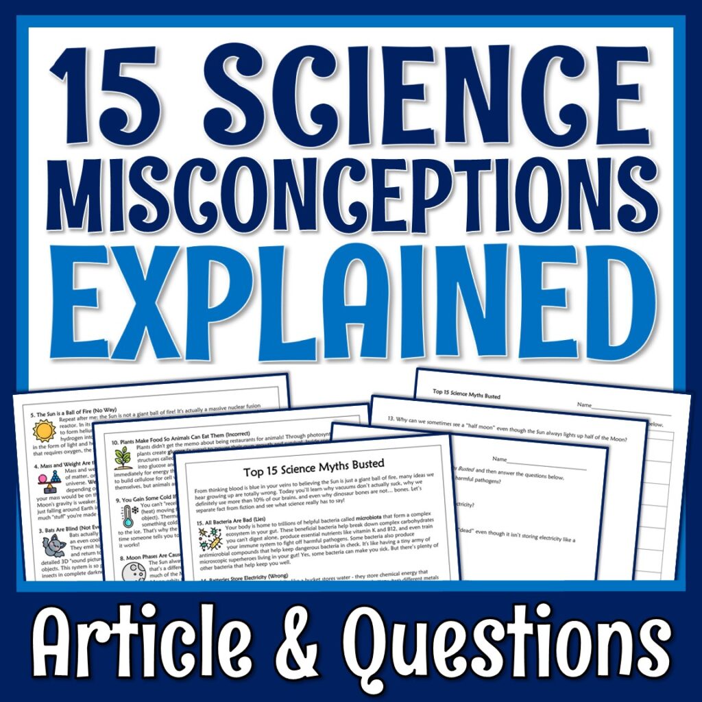 Common Misconceptions in Science - Flying Colors Science