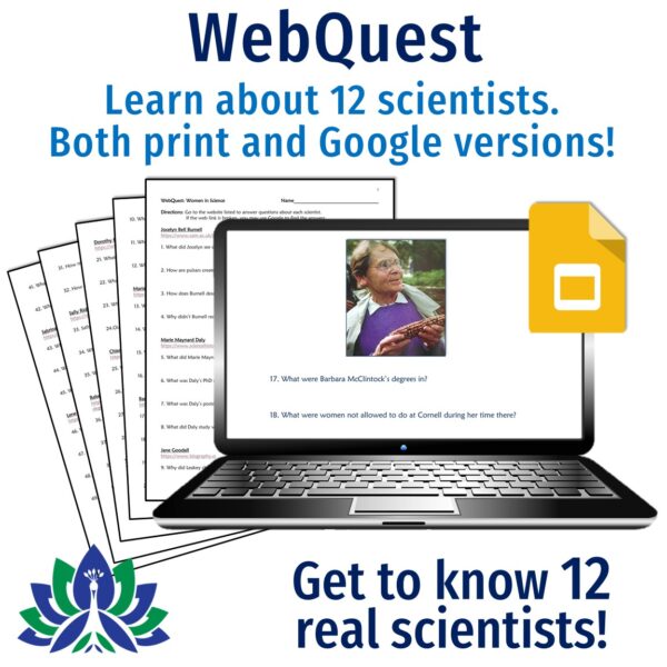 Female Scientists WebQuest - Flying Colors Science